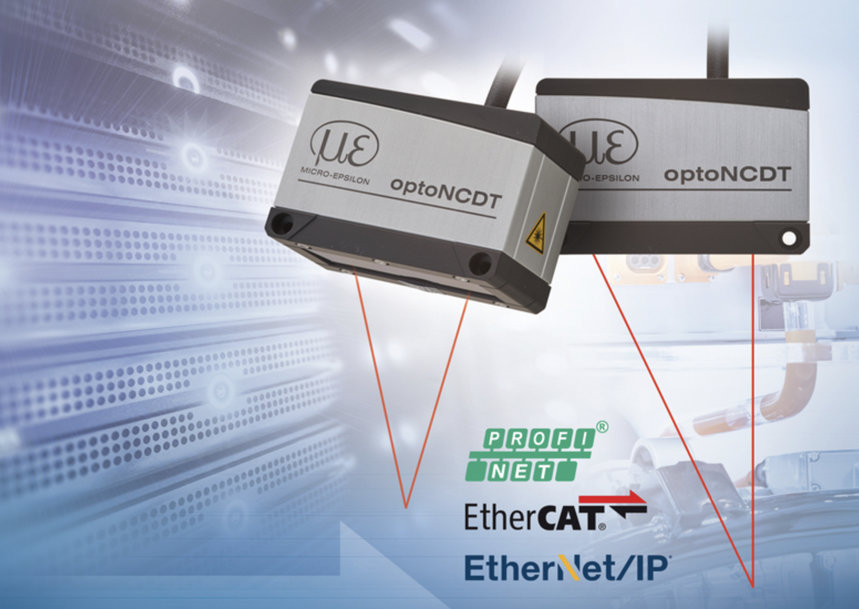 Micro Epsilon Performanter Laser-Wegsensor für den Inline-Einsatz ...