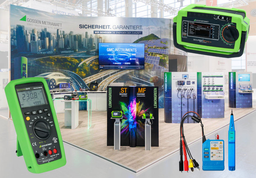 Gossen Metrawatt: Neue Produktlinien auf der light + building ...