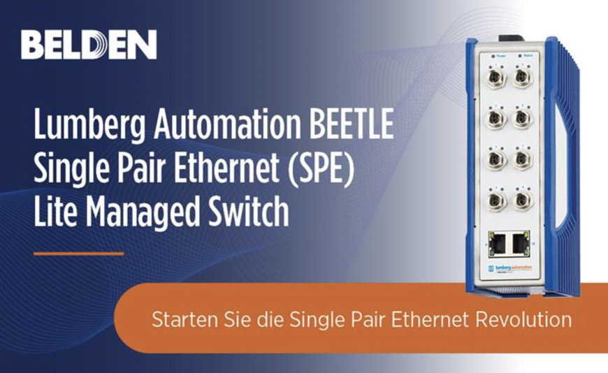 Belden bringt Single Pair Ethernet Lite Managed Switch auf den Markt ...