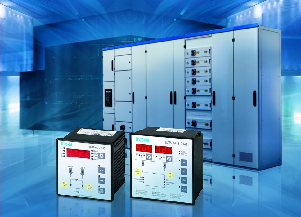Automatische Netzumschaltung für Energieverteilungen: Mikroprozessor ...
